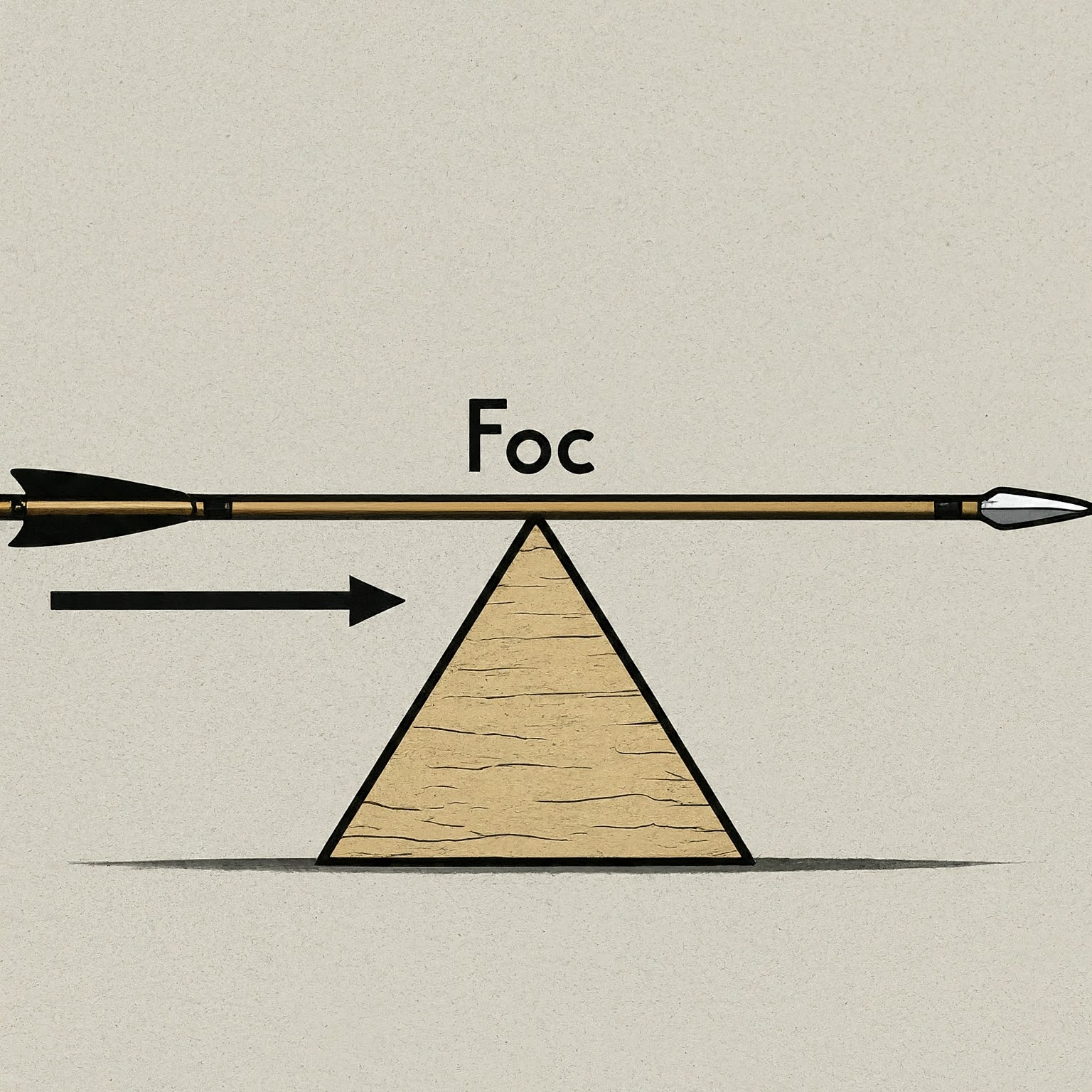 Formula for Arrow FOC Calculations - A Mustering of Thoughts